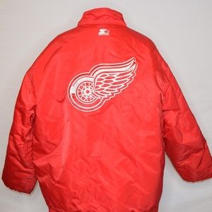 STARTER | Jackets & Coats | Vintage Red Wings Starter Jacket Xxl | Poshmark